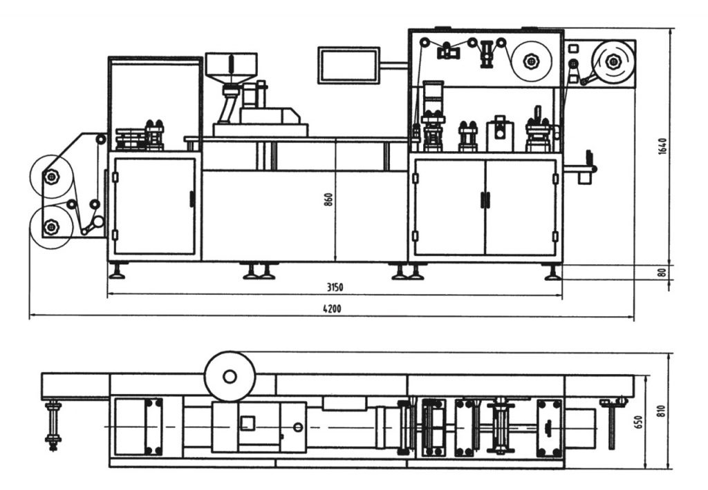 BP-260 Blister Packing Machine PVC ALU - jiademachine