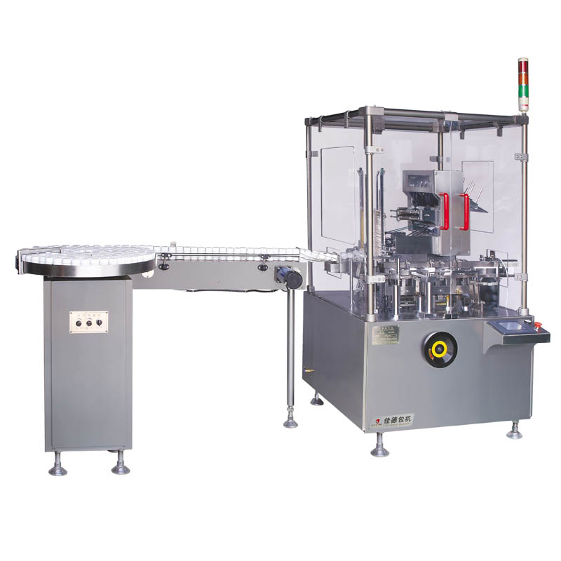 JDZ-120 VERTICAL BOTTLE CARTONER- Jiademachine